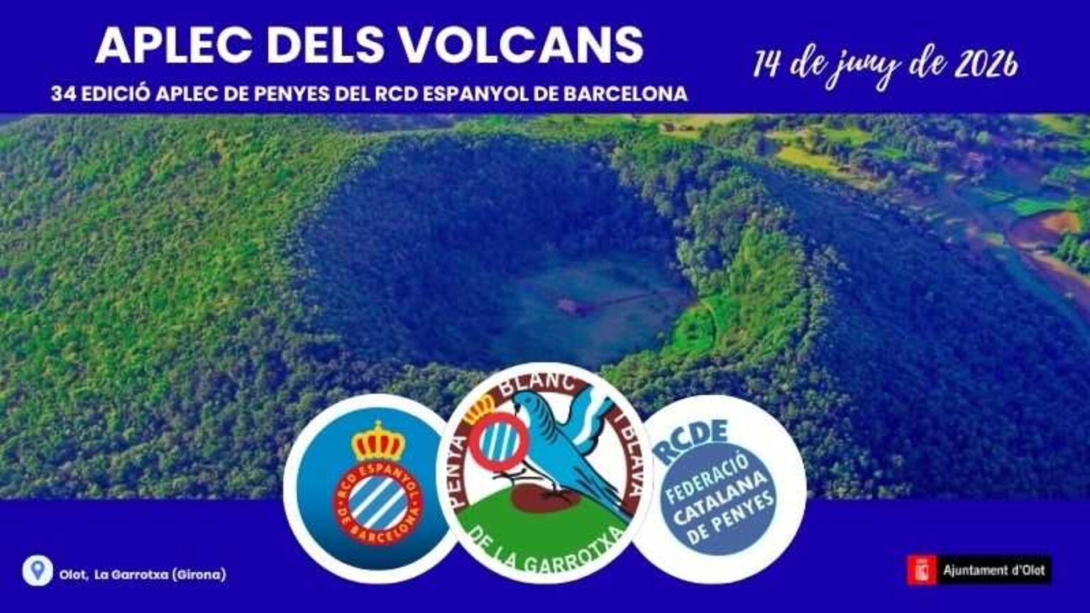 Todo a punto para el 34º Aplec de Penyes del Espanyol en Olot